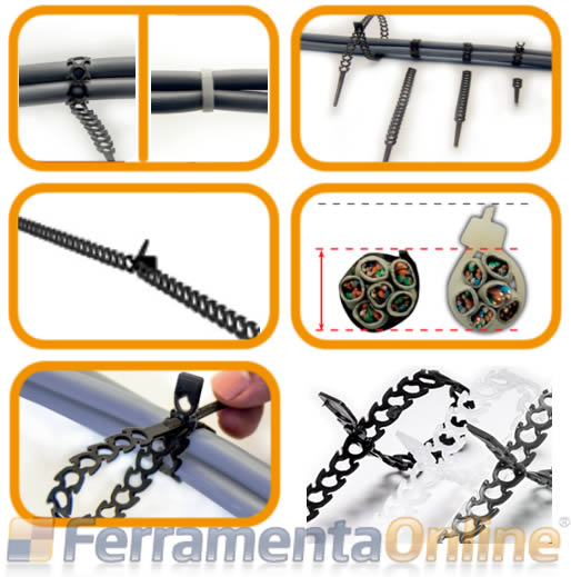 Fascette elastiche cablaggio | FerramentaOnline